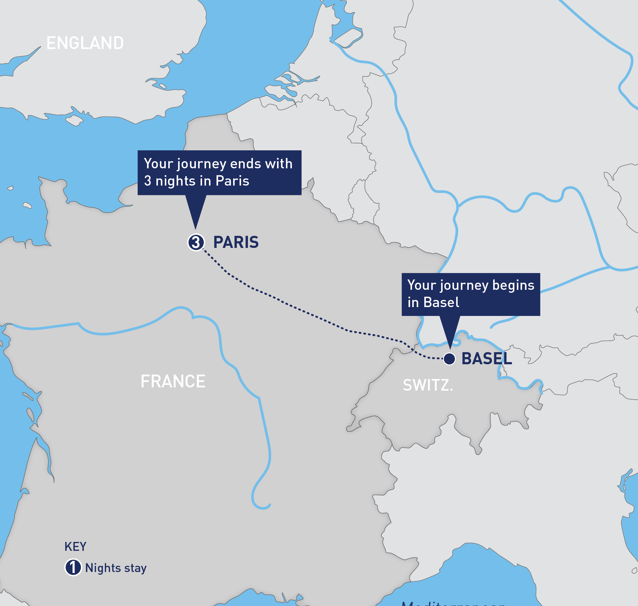 Train Routes From Paris
