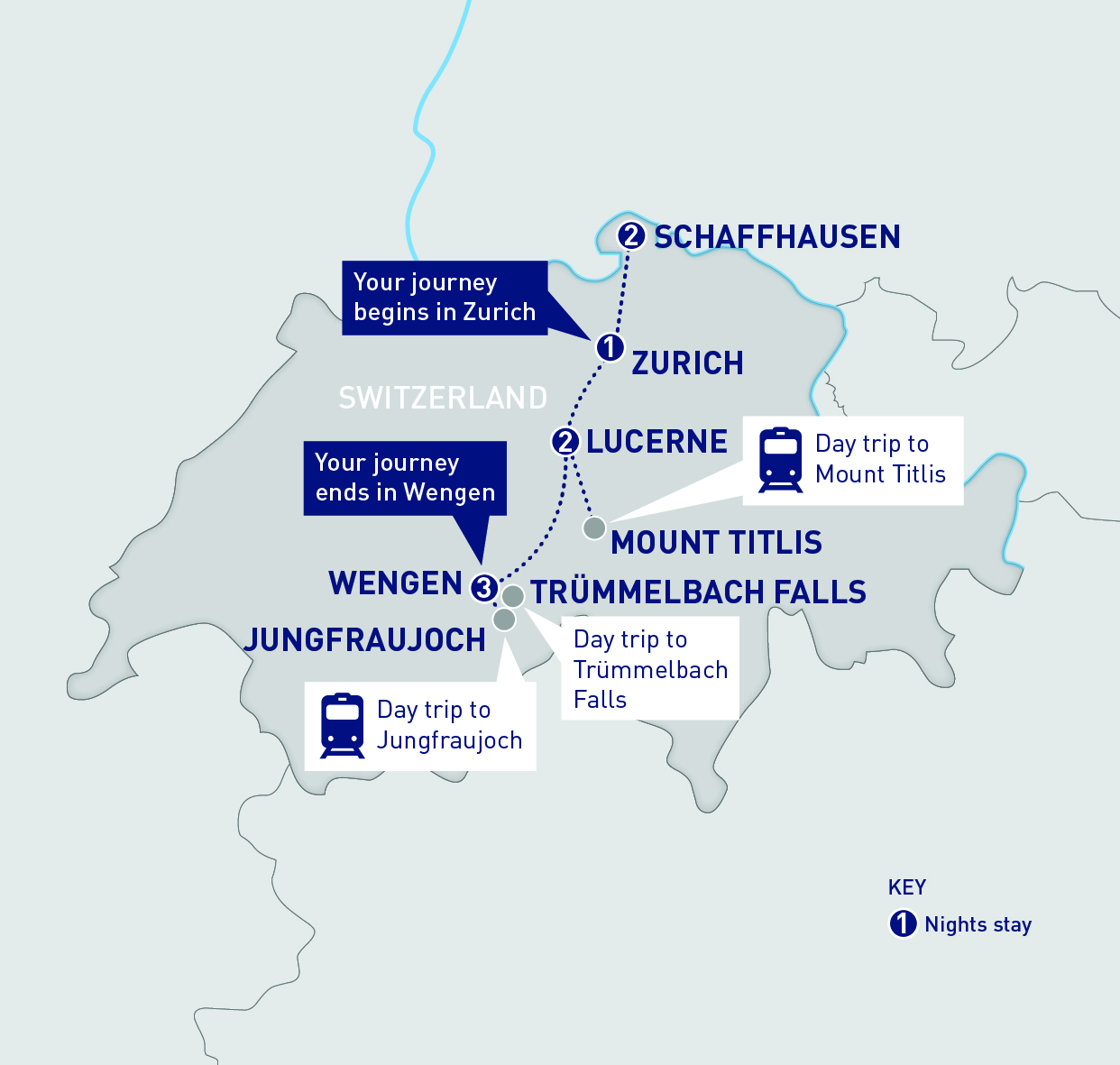 Rhine Falls Map